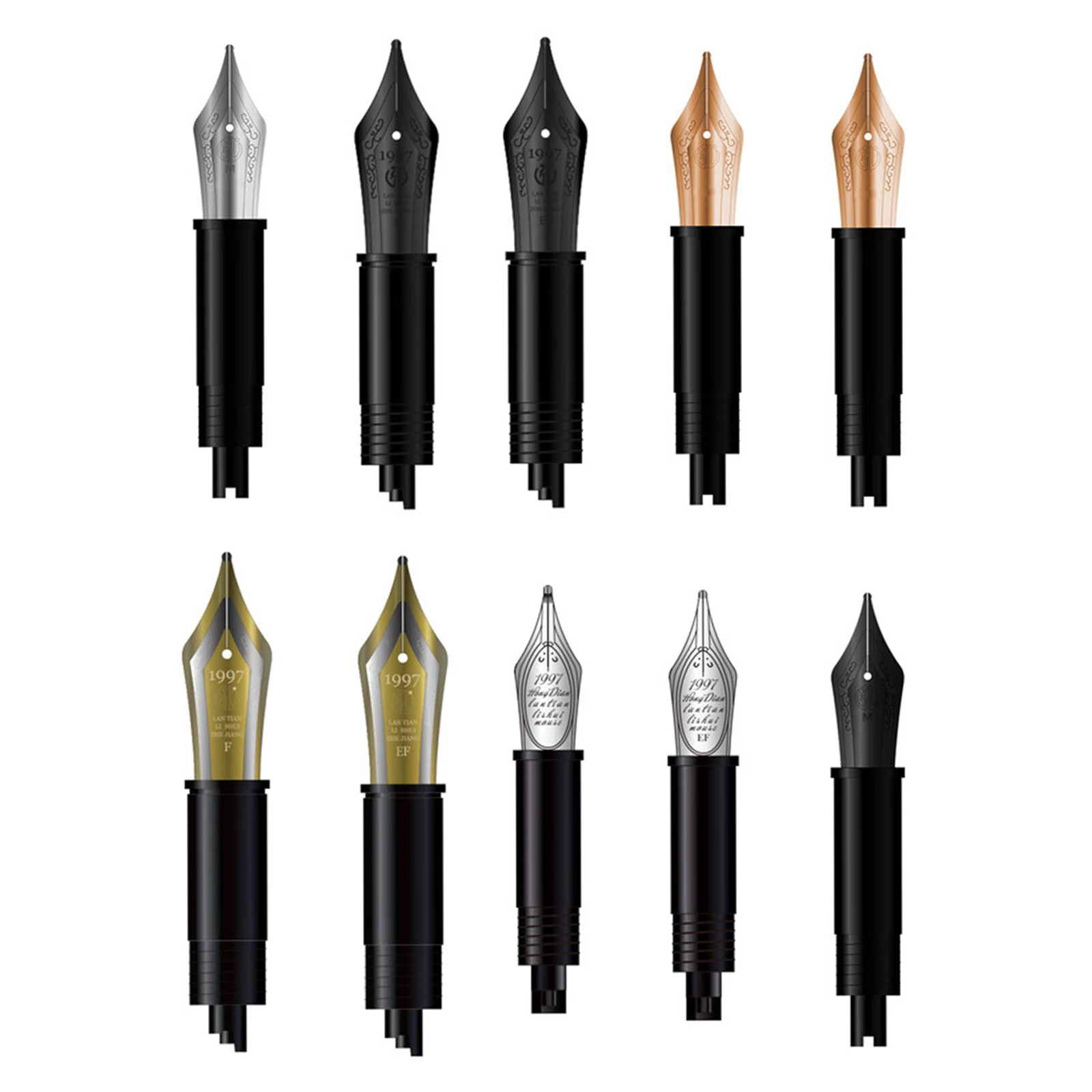 HongDian Nib F/EF/B Nib For Fountain Pen Pens Replacement Nib Nibs ...