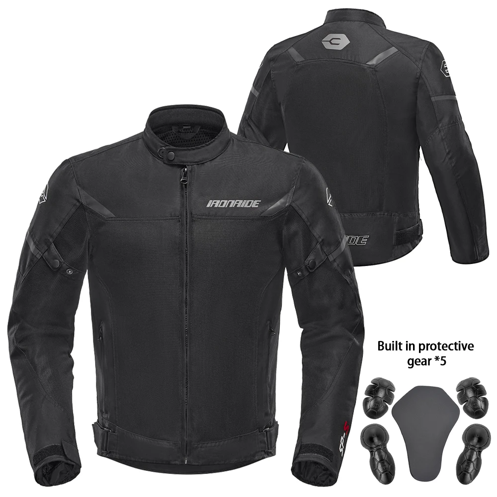 Men's Motorcycle Jacket Windproof Four Seasons Motocross Pants ...