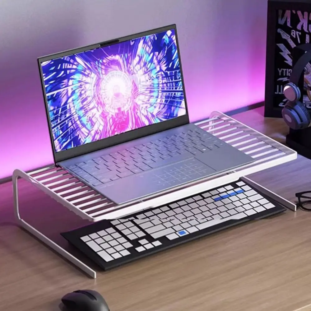 Easy-To-Clean-Iron-Laptop-Stand-3-Size-U-Shaped-Computer-Base-holder ...