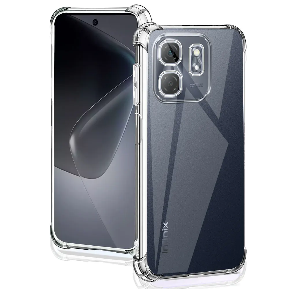 For-Infinix-Smart-9-Case-Smart9-Protective-Clear-Shockproof-Airbag-Soft ...