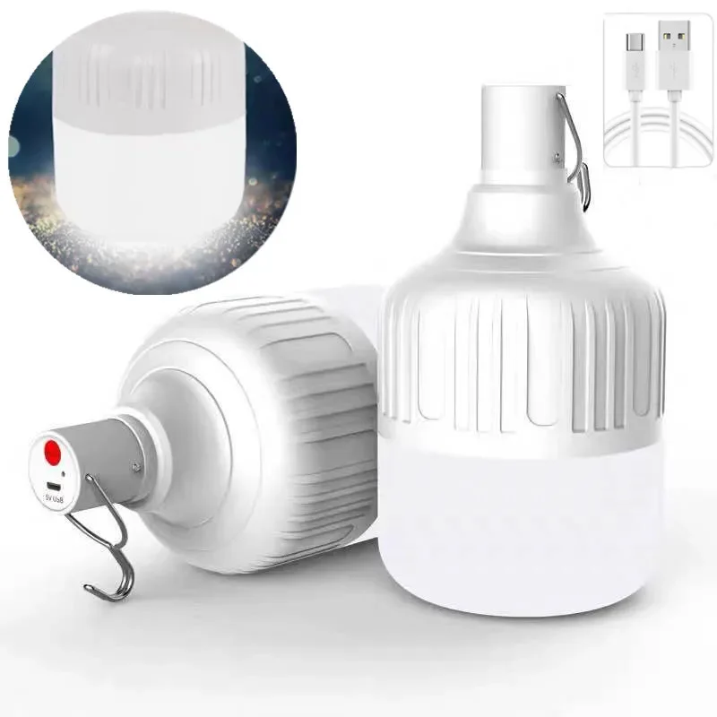 Portable USB Rechargeable LED Camping Lantern Outdoor Emergency Camping ...