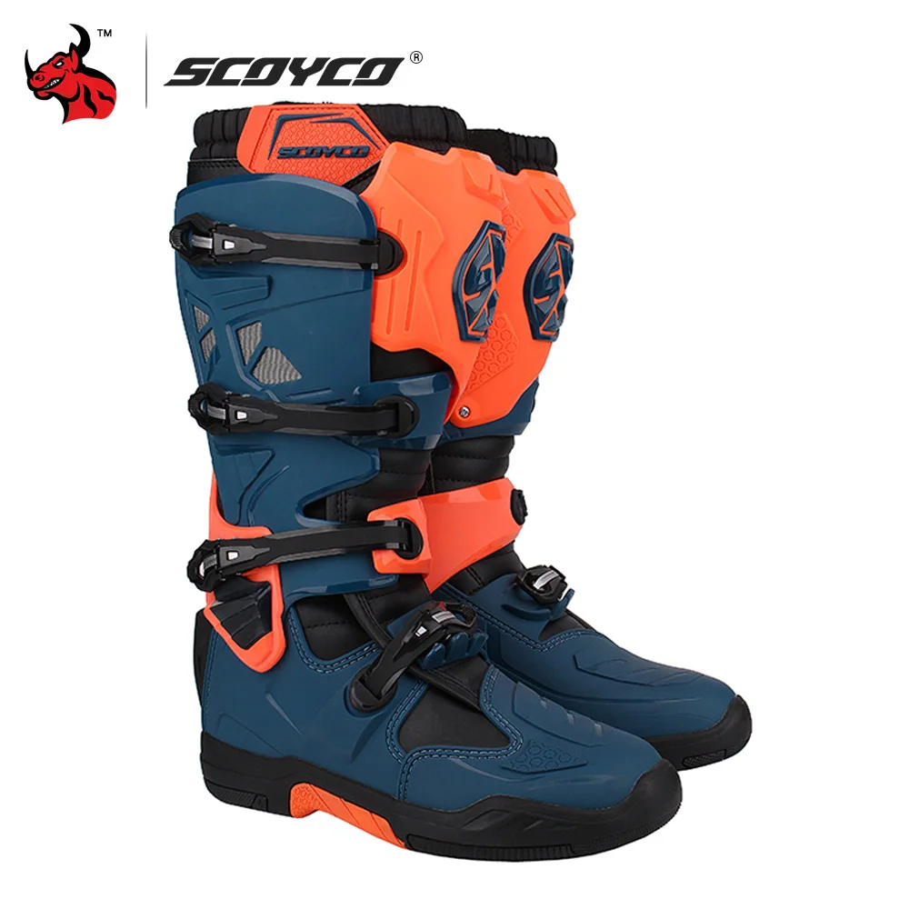 SCOYCO Outdoor Riding Motorcycle Protective Boots Windproof Motocross ...