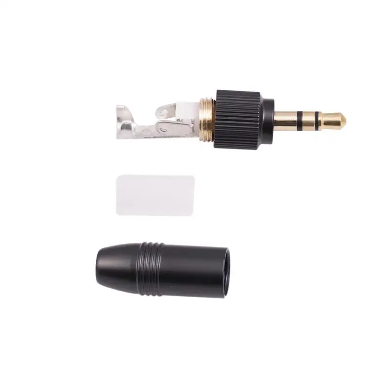 Black-3-5mm-1-8-Stereo-Screw-locking-Audio-Lock-Connector-for-Nady ...