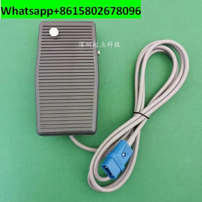 7C electric foot switch foot pedal accessories flat square three pin ...