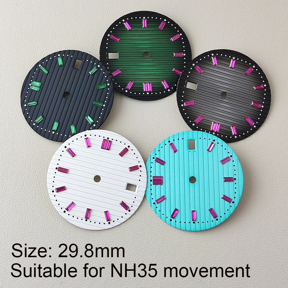 29-8mm-Watch-Dial-Custom-Logo-No-Luminous-NH35-Watch-Face-Suitable-For ...