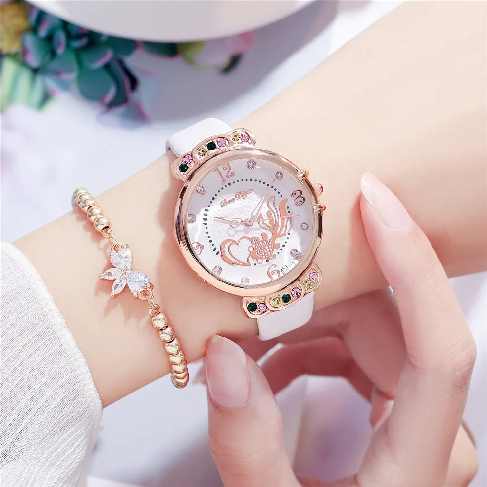 New-Wave-Bohemian-Style-Ladies-Belt-Watch-Fashion-Colorful-Diamond ...