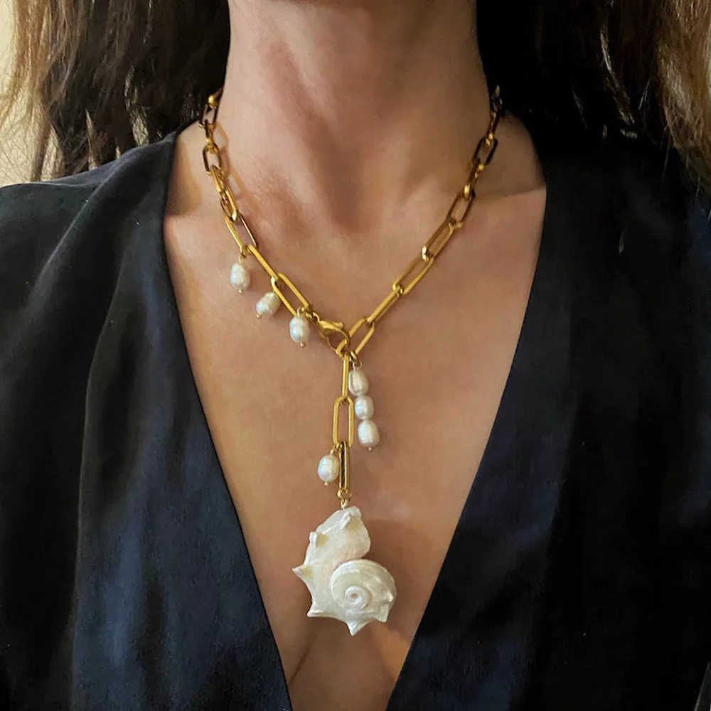 Handmade-Baroque-Pearl-Collarbone-Chains-Choker-Summer-Travel-Vacation ...