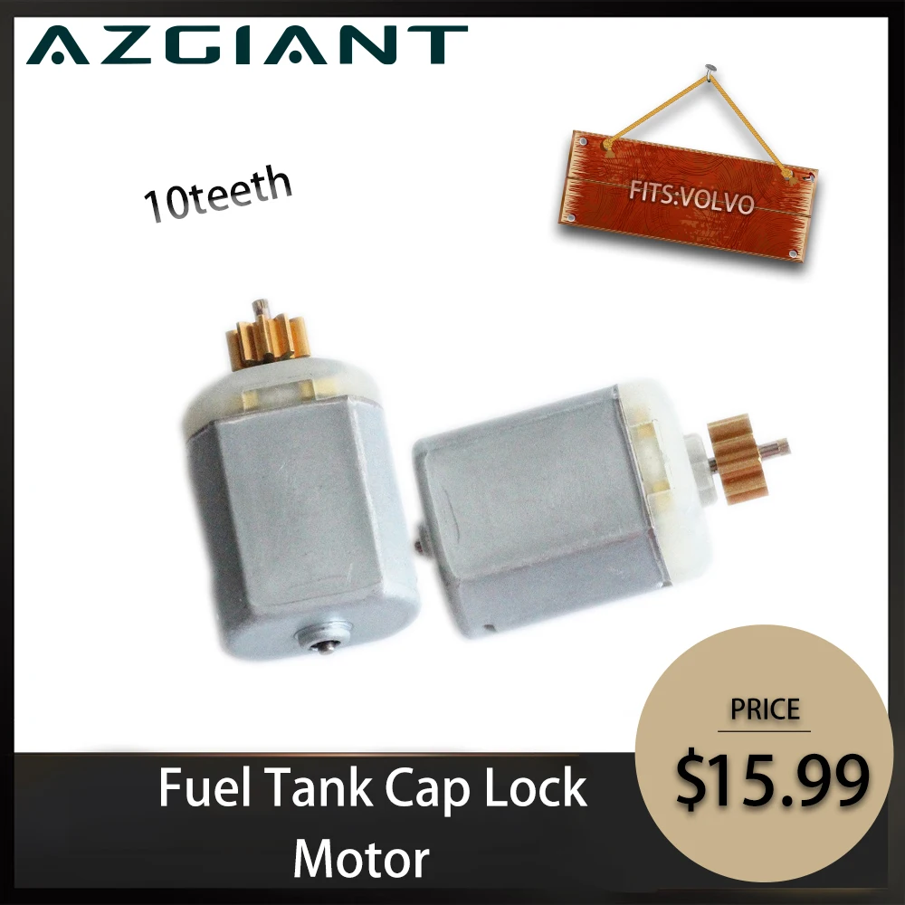 AZGIANT 10 Teeth For Volvo Fuel Tank Cap Lock Motor S40 S60 S60L S80 ...