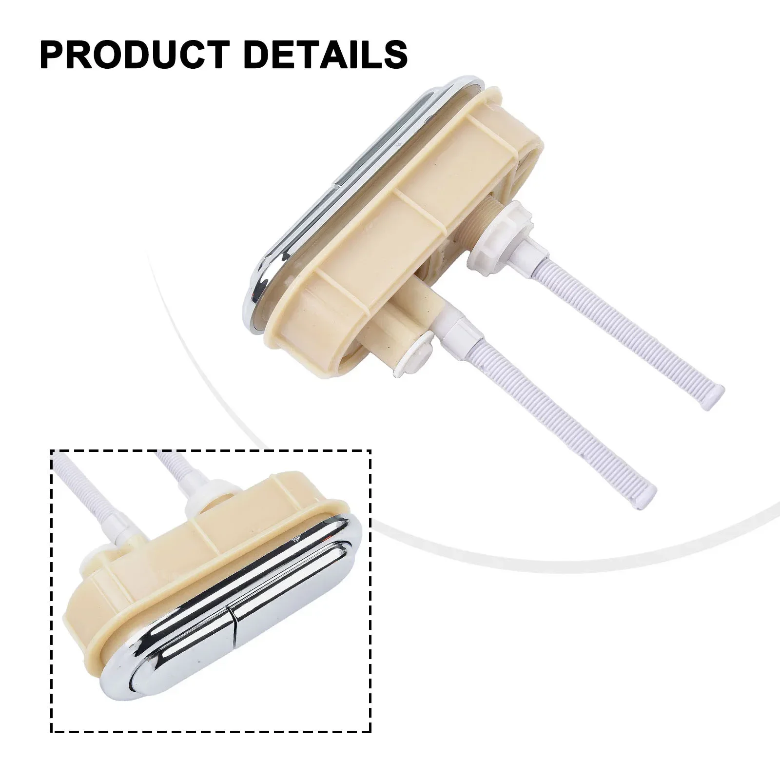 1pcs-Discharge-Switch-Buttons-110-X-40mm-Chrome-Plated-Oval-Toilet-Push ...