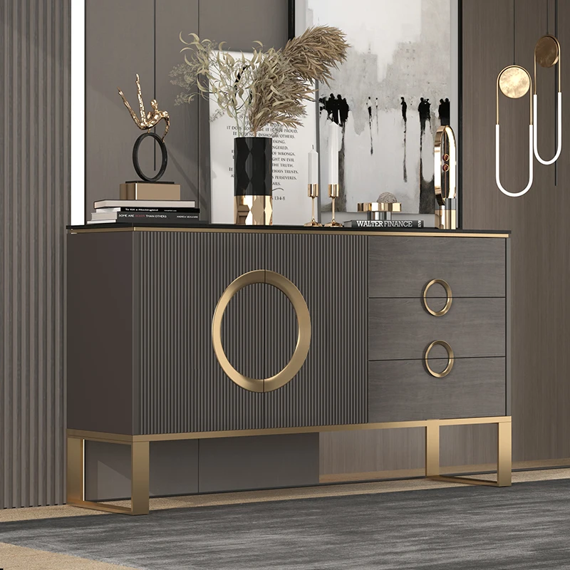 Light-luxury-dining-side-cabinet-Italian-modern-simple-entrance-hall ...