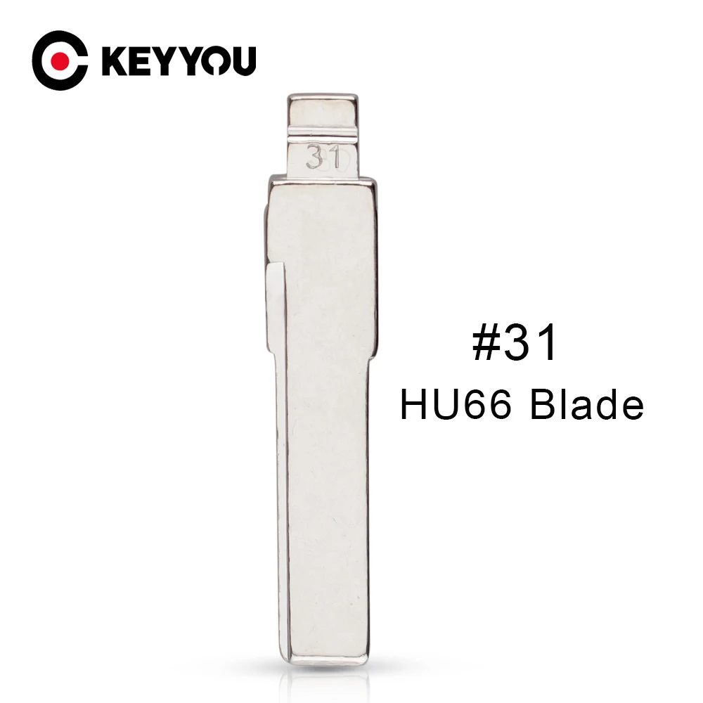 KEYYOU-10pcs-lot-31-KD-Key-Blade-HU66-HAA-Uncut-Flip-Car-Key-31-Blade ...