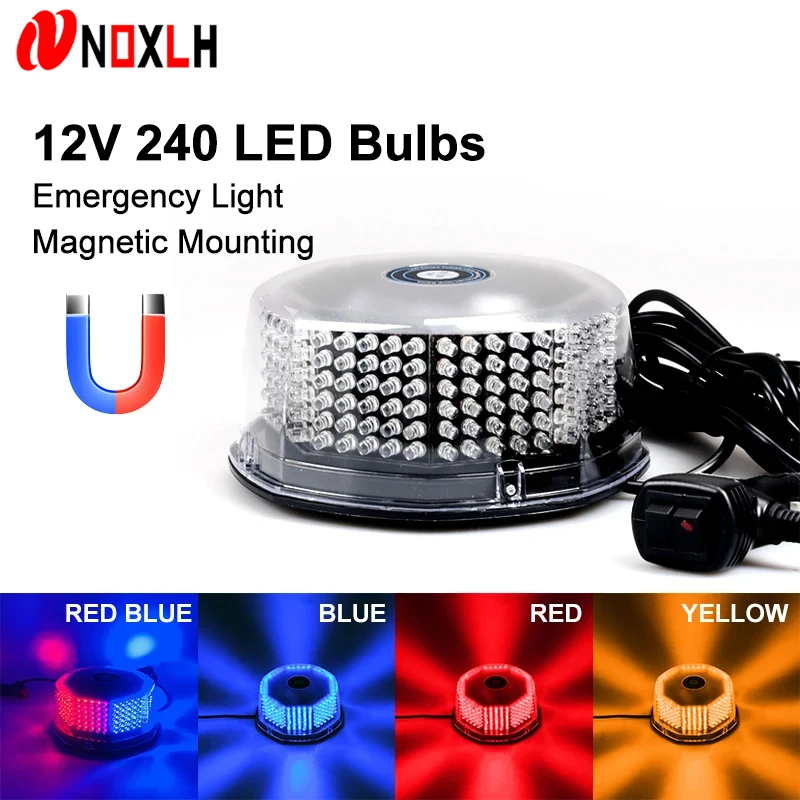 LED-Car-Roof-Emergency-Strobe-Warning-Light-With-Magnet-Super-Power ...
