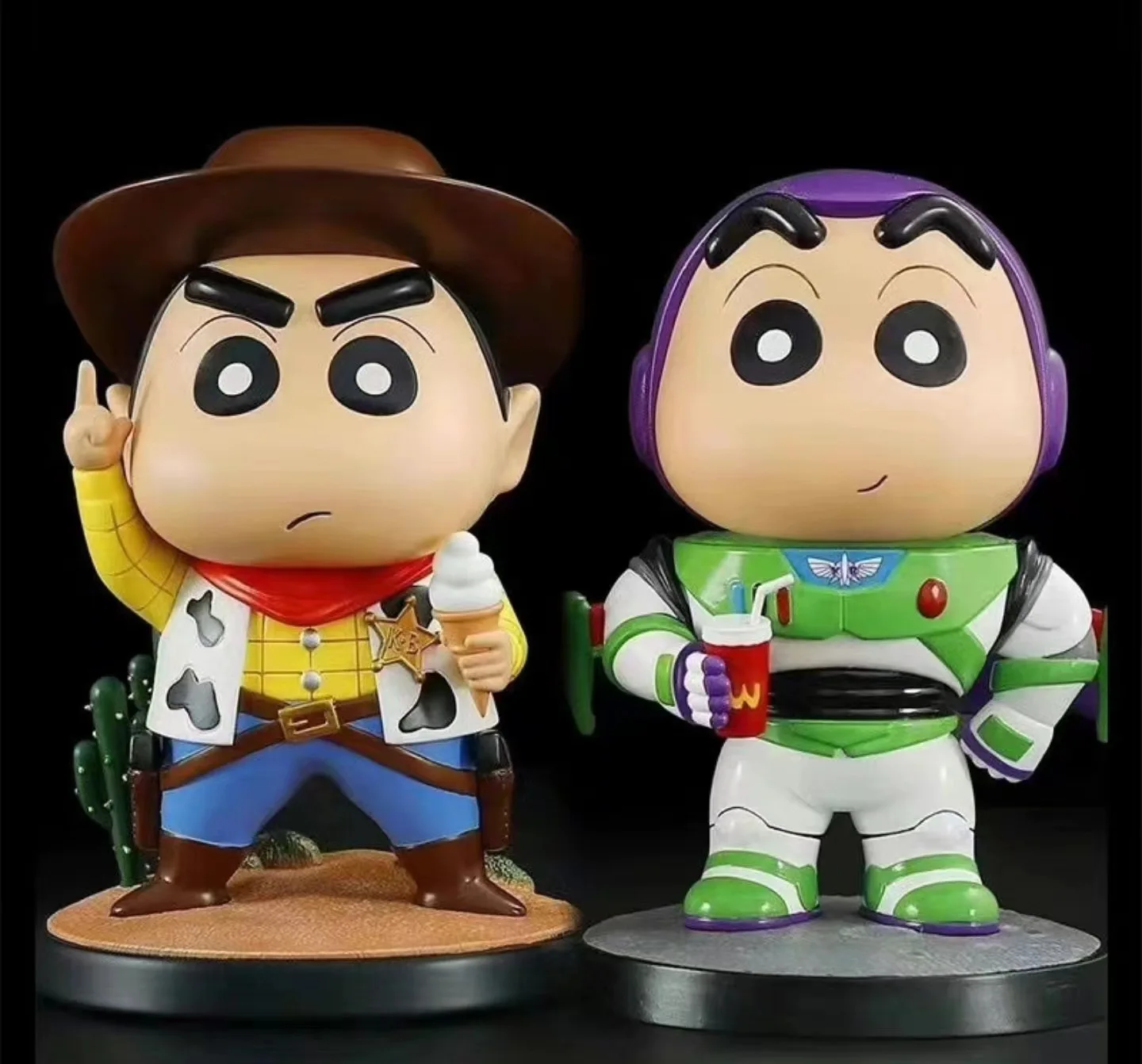 Crayon-mainan-figur-aksi-Anime-Crayon-shin-chan-as-Toys-Story-Lightyear ...