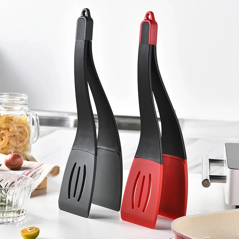 1pc-Multifunctional-Silicone-2-in-1-Spatula-Clip-High-Temperature ...