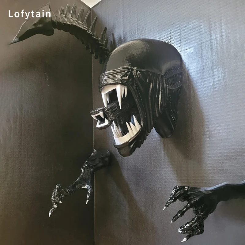 Lofytain Alien Xenomoprh Wall Art Sculpture Statue Horror Alien ...