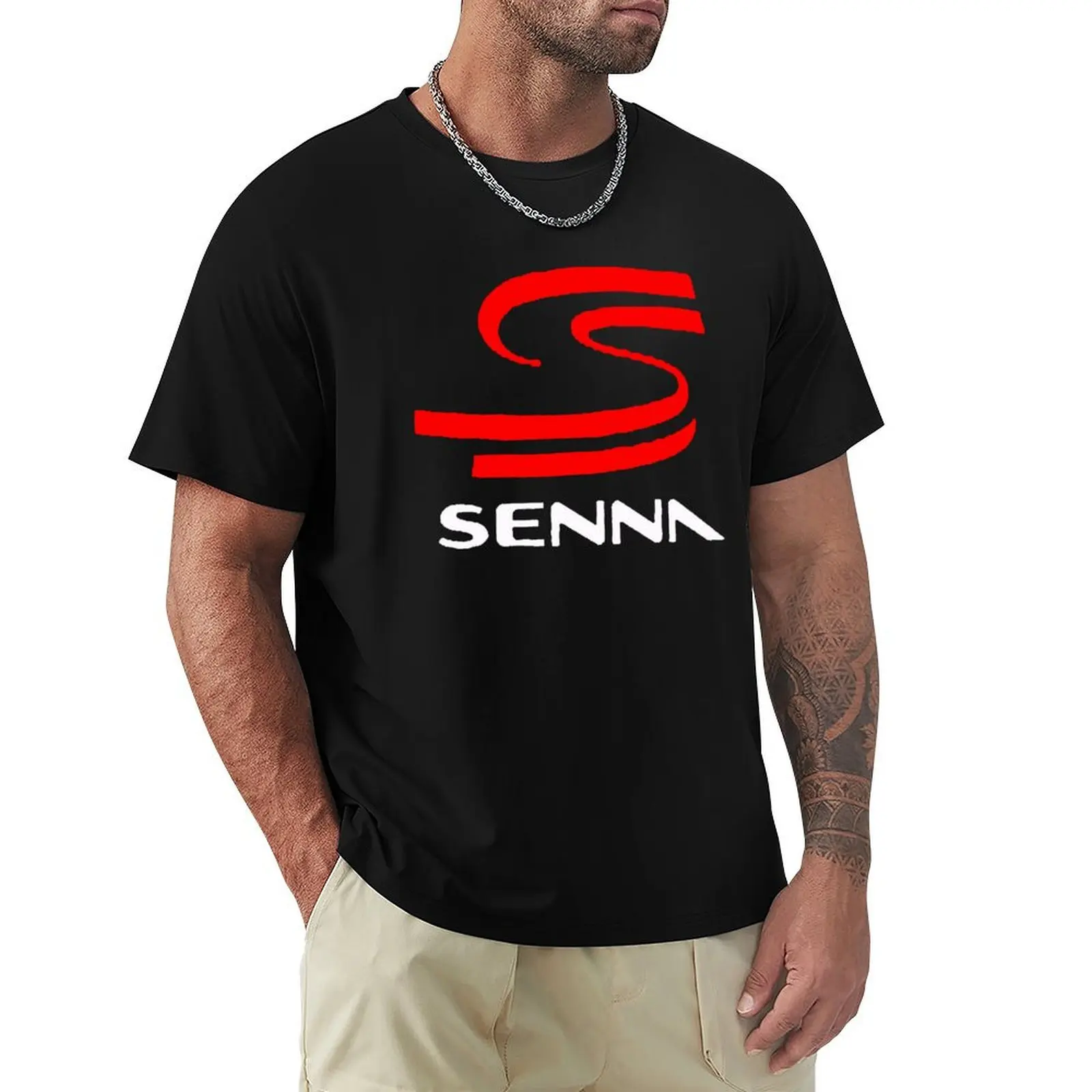 New-F-1-Legend-AYRTON-SENNA-Racing-T-Shirt-Male-Brand-Tee-Shirt-Men ...