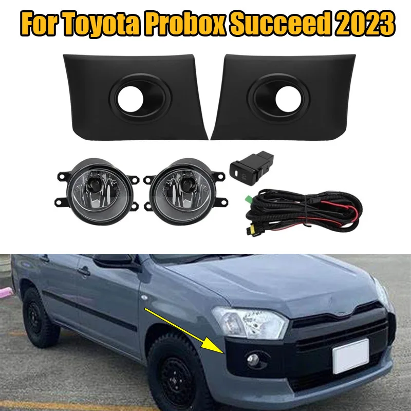 Car-Fog-Lights-Front-Bumper-Foglamp-Cover-Frame-Wiring-Headlight ...