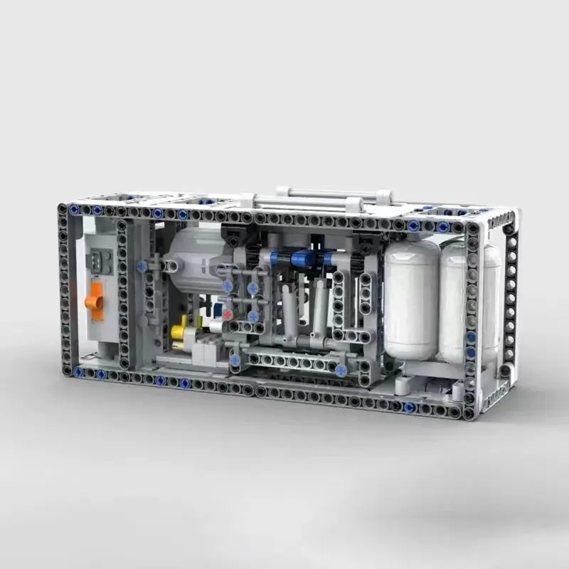 Building-Block-Air-Compressor-Display-MOC-Bricks-Modelo-com-Tubos-Pneum ...