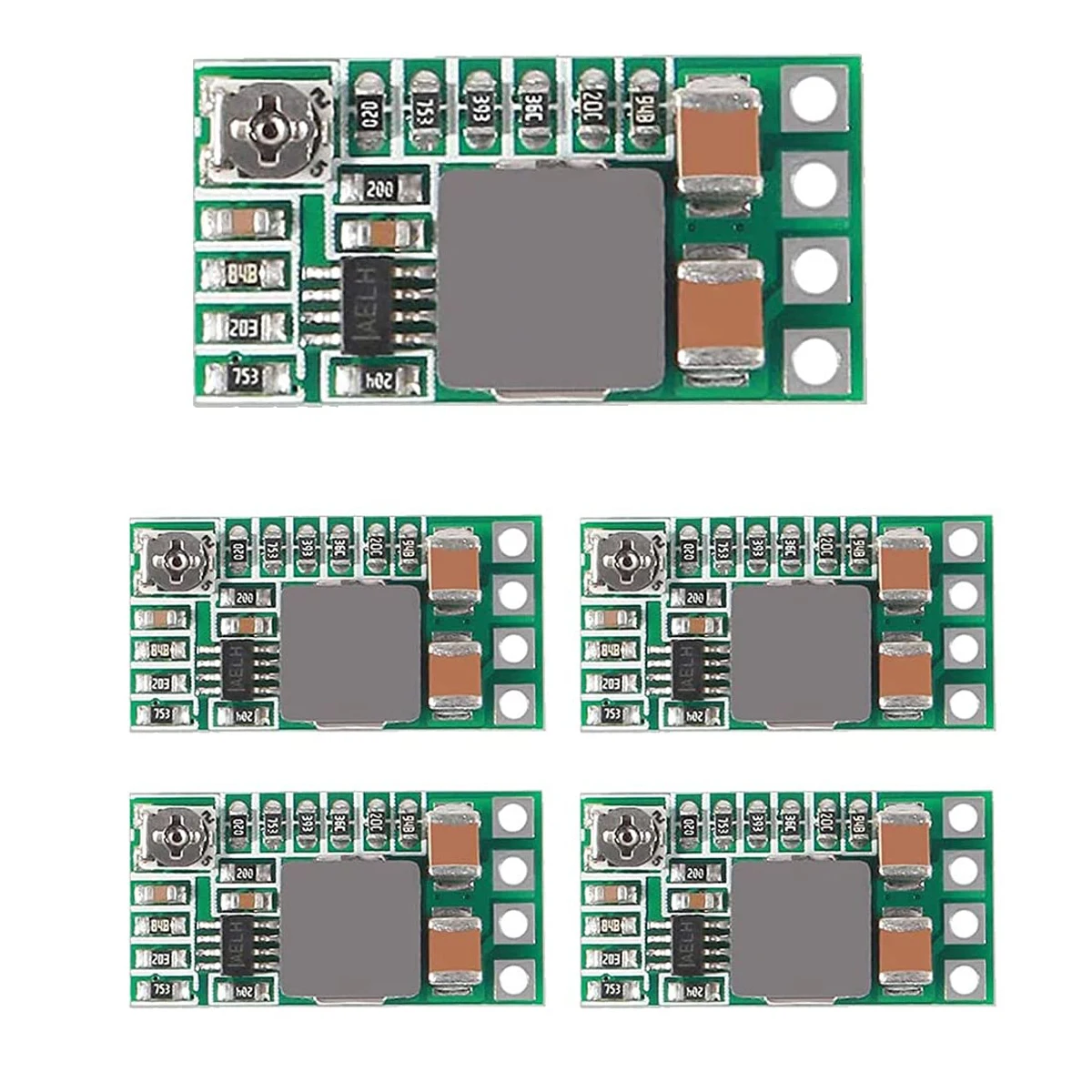 5Pcs-Mini-DC-DC-12-24V-To-5V-3A-Step-Down-Power-Supply-Module-Voltage ...