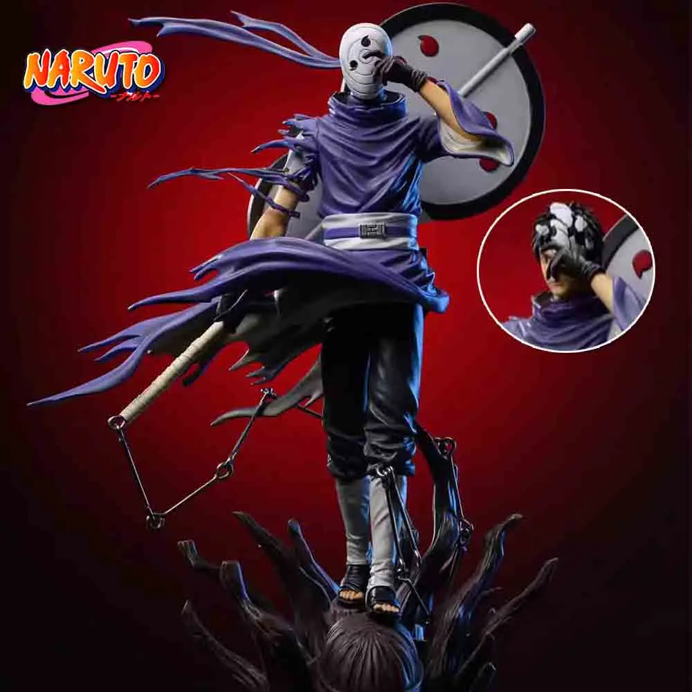 New-28cm-Naruto-Anime-Figures-Uchiha-Obito-Action-Figures-Double-headed ...