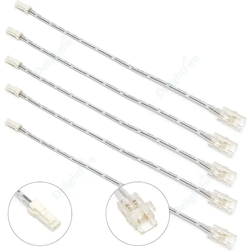 2pin-8mm-COB-Connector-to-DuPont-terminal-LED-Strip-Terminal-Extension ...