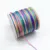 100m/roll 0.8mm Nylon Cord Thread Chinese Knot Macrame Cord Bracelet ...