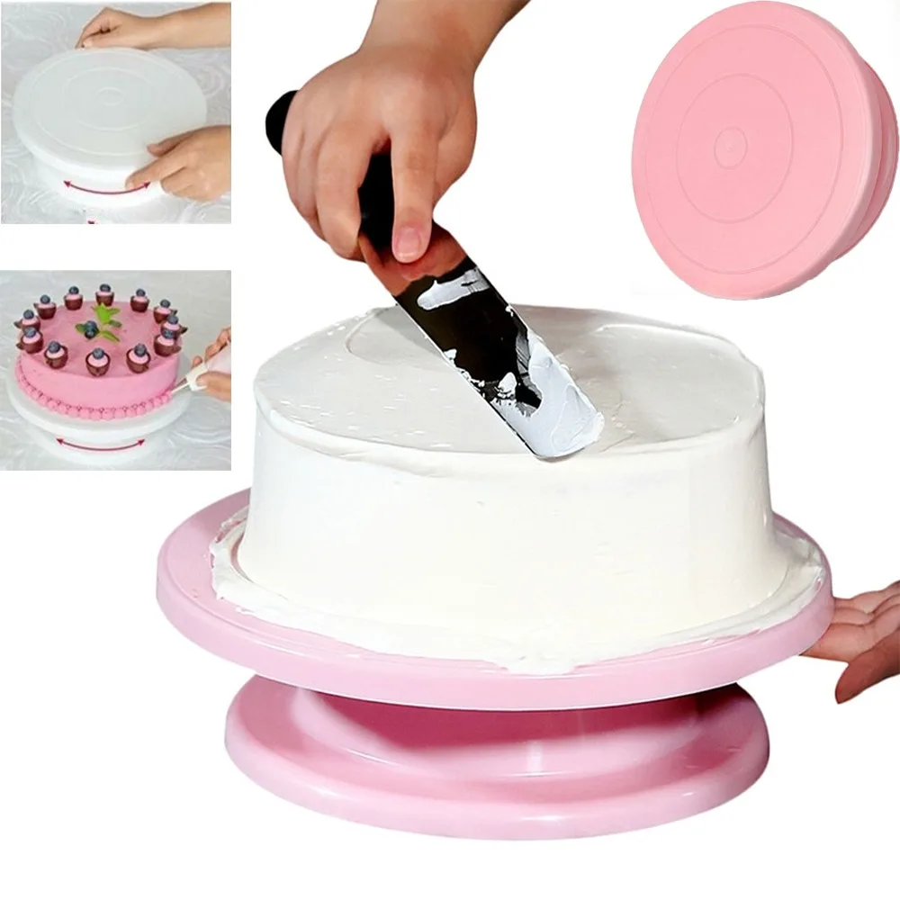Cake-Turntable-Stand-DIY-Cake-Rotary-Table-Baking-Mold-Fondant-Cake ...