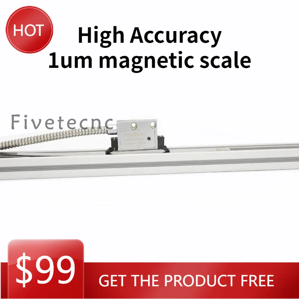 1um Magnetic Scale Sensor with Accuracy Tape Strip 0.001mm Magnet ...