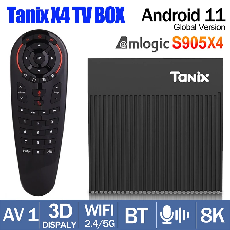 Tanix X4 Amlogic S905X4 Smart TV BOX Android 11 TVBOX 4GB RAM 32GB/64GB ...