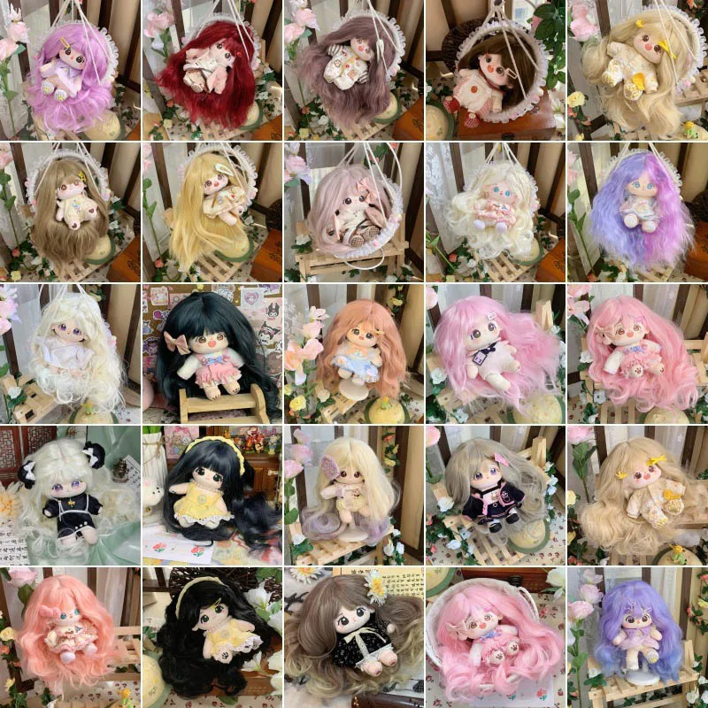 20cm-Cotton-Doll-Wig-Plush-Doll-Doll-Hair-1-7-Hair-DIY-Accessories-High ...