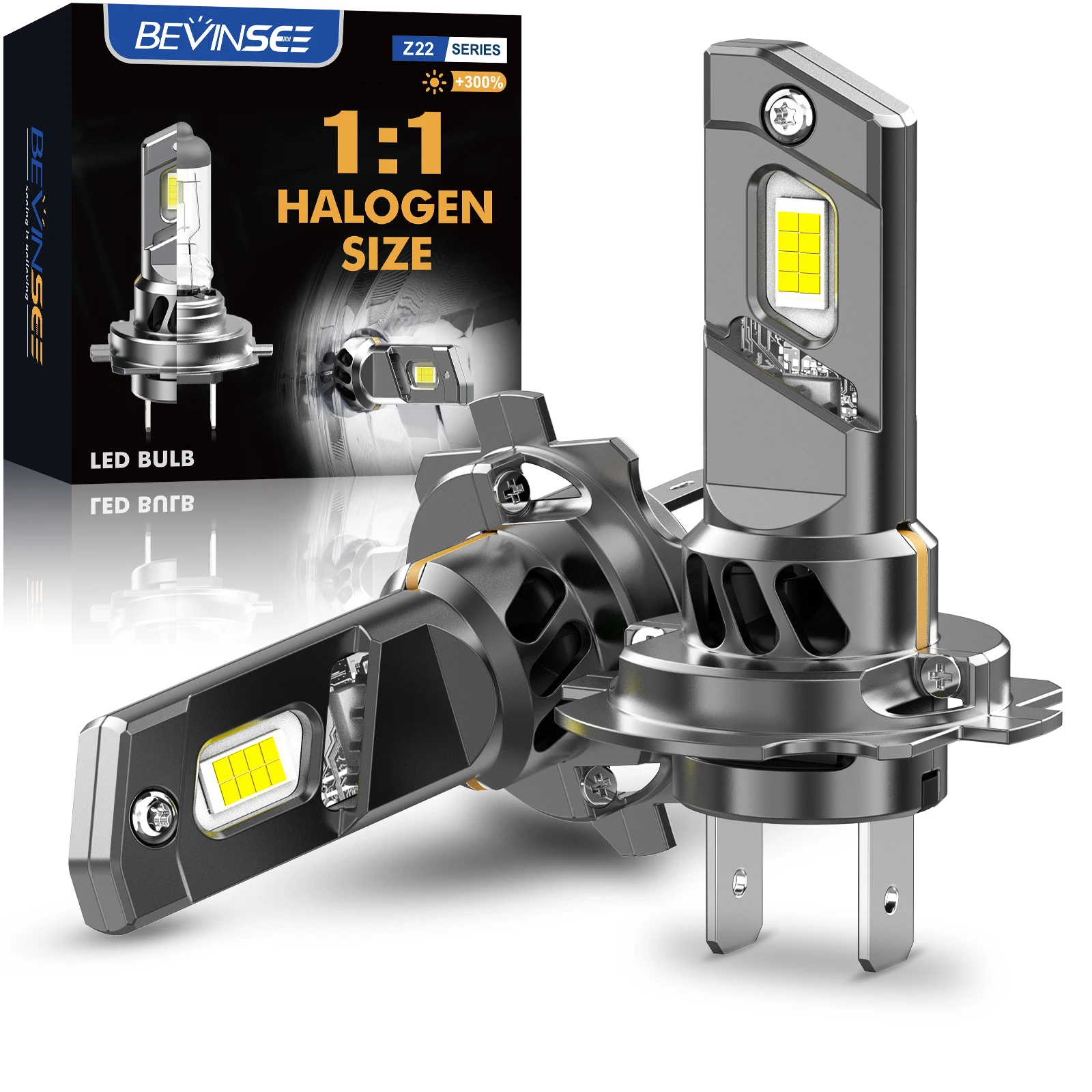 Bevinsee-New-H7-LED-Headlight-Bulbs-CANBUS-70W-10000LM-1-1-Mini-Car ...