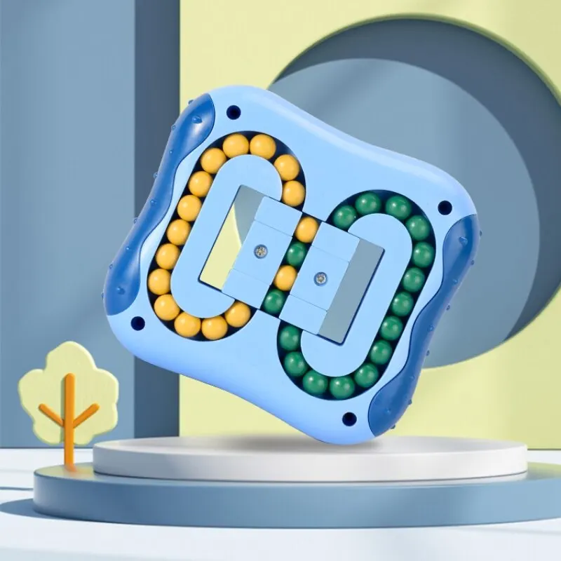 Square Rotating Magic Bean Anti Stress Fidget Spin Game Learning ...