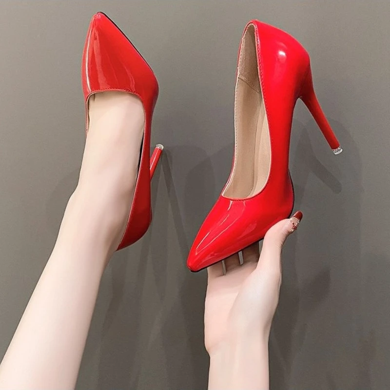 Red-Woman-High-Heels-Very-High-Heel-Women-s-Stiletto-Black-Elegant-Sexy ...