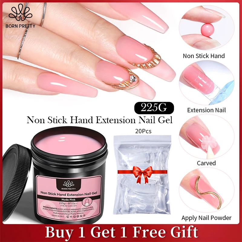 BORN-PRETTY-225G-Non-Stick-Hand-Solid-Extension-Nail-Gel-Desgin-Flower ...