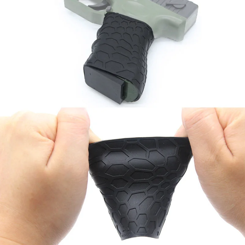 Tactical-Handgun-Rubber-Grip-Sleeve-Holster-for-G17-G19-Glock-Pistol ...