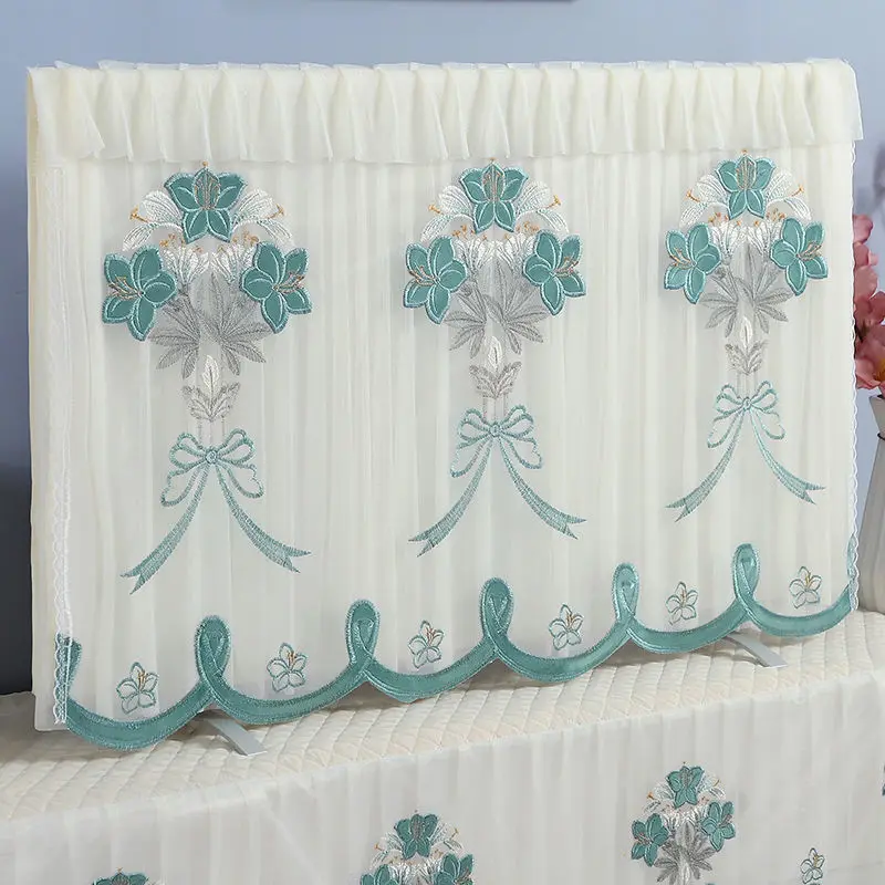 TV-Cover-Dust-Cover-2022-New-Simple-Modern-LCD-Lace-Cloth-Cover-TV ...