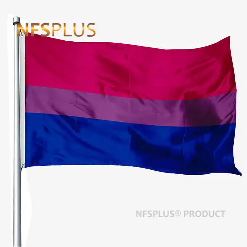 Bisexual Flag Lgbt Lesbians Gays Pride 3x5 Ft Polyester Printed ...