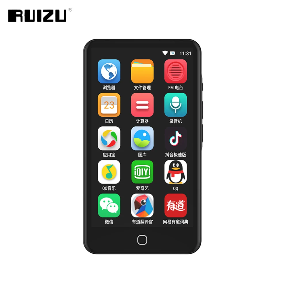RUIZU-H5-Android-WiFi-MP4-Player-Bluetooth-MP5-MP3-Player-sem-perda-com ...