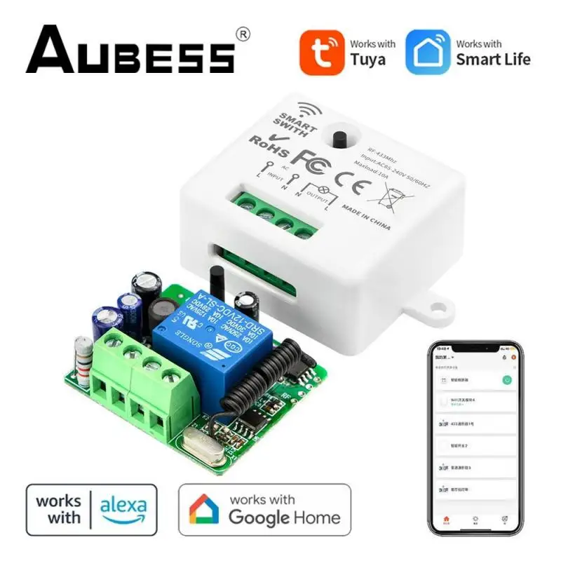 Aubess-Smart-Switch-RF-RF433-WiFi-Dual-Control-Tuya-Single-Wire ...
