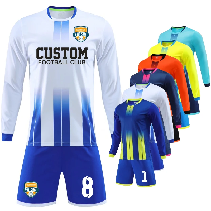 Conjunto-de-camisetas-de-f-tbol-para-hombre-Maillot-uniforme-de-f-tbol ...