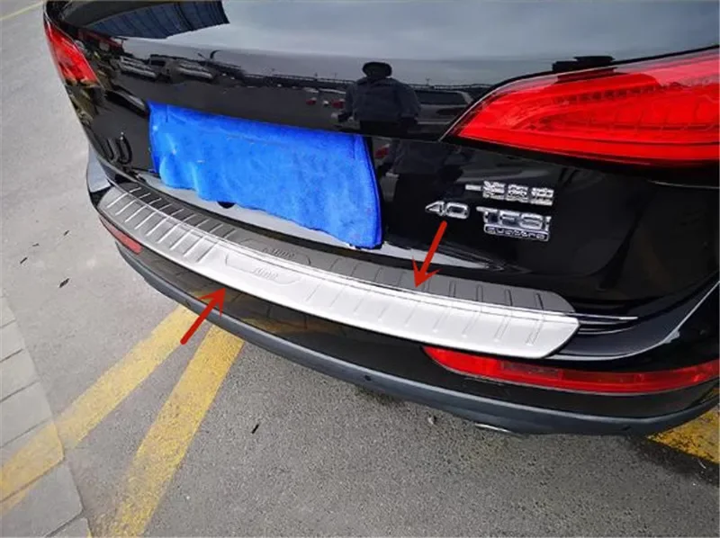 For-Audi-Q5-2010-2018-stainless-steel-car-Trunk-threshold-guard-plate ...