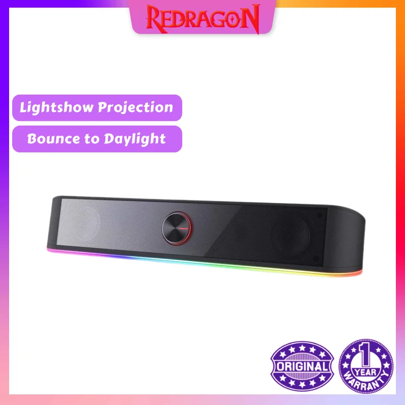 Redragon-GS560-Adiemus-RGB-USB-Desktop-Soundbar-2-0-Channel-Computer ...
