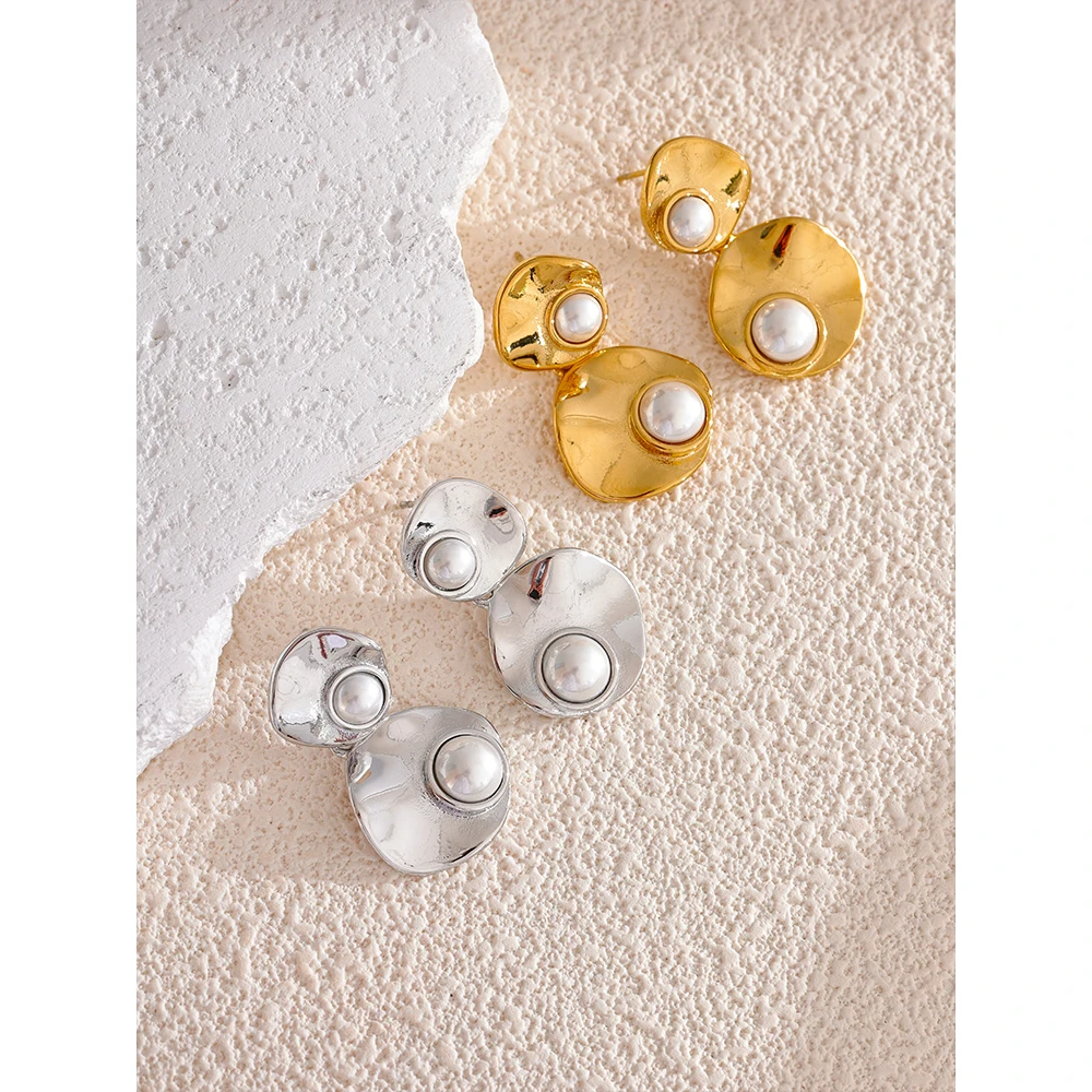 Γυναικεία σκουλαρίκια Imitation Pearls – Kosmo Jewellery