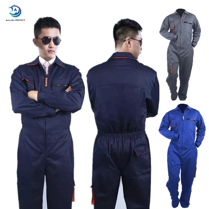 2021Work-Overall-Uniform-Men-Women-Working-Coveralls-Welding-Suit-Car-Repair-Workshop-Mechanic ...