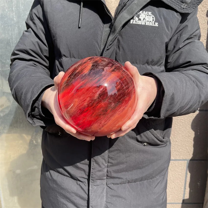 5-5kg-High-Quality-Large-RED-Melting-Stone-Quartz-Balls-Feng-Shui ...