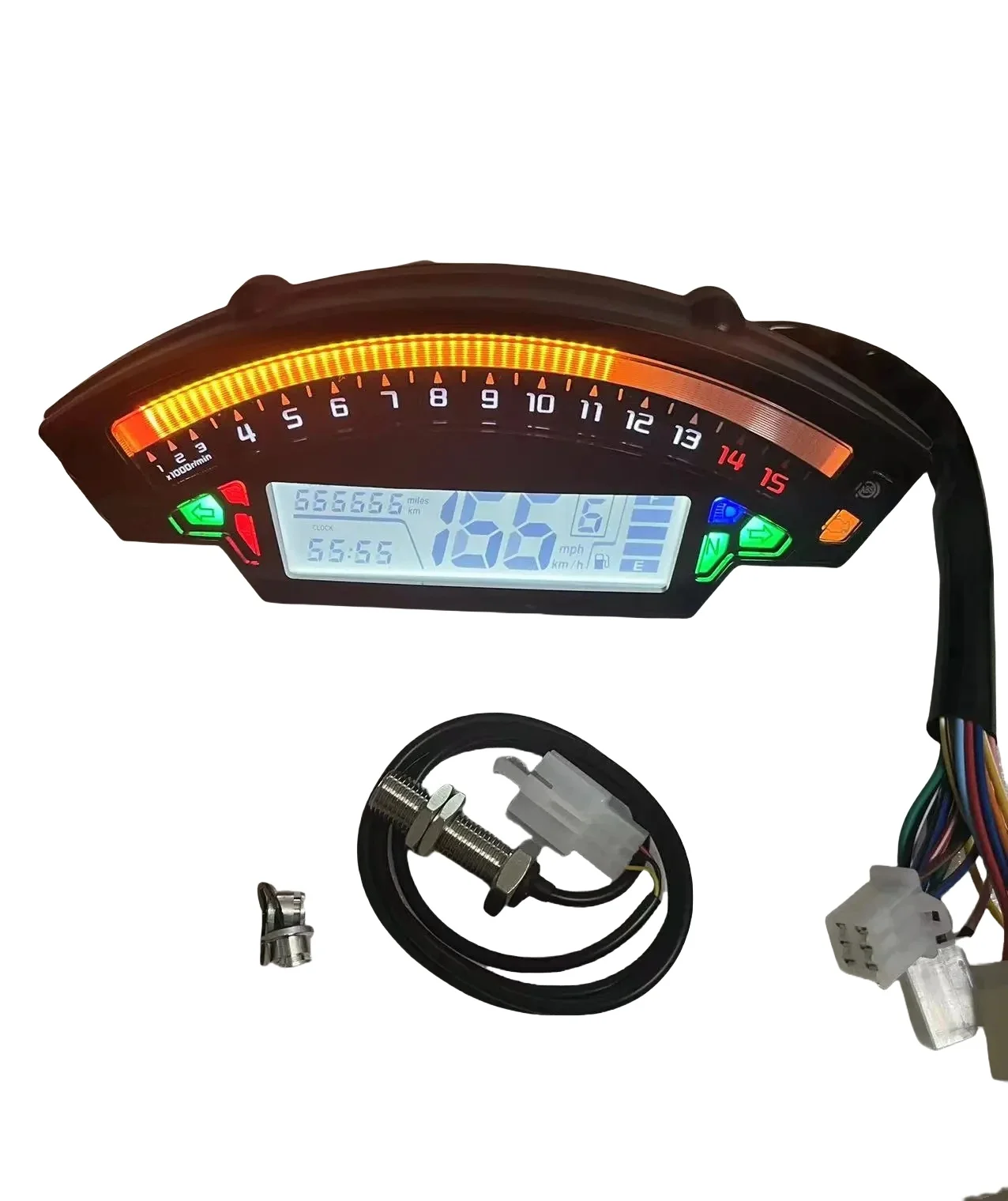 For Kawasaki Ninja ZX10R ZX-10R 2012-2017 Motorcycle LED Speedometer ...