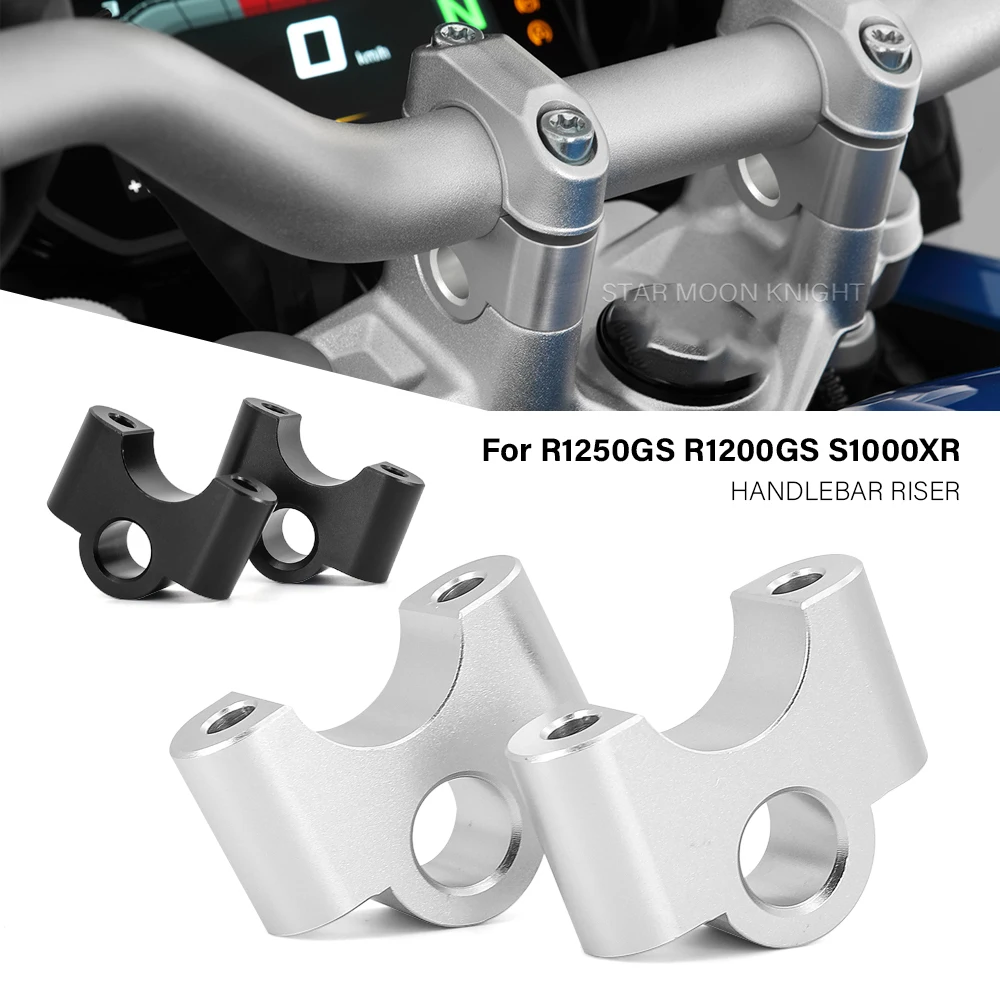 Motorcycle-Handlebar-Riser-32MM-Drag-Handle-Bar-Clamp-Extend-Adapter ...