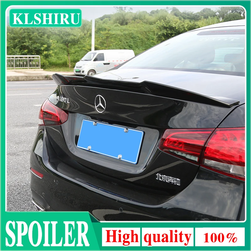 Glossy-Black-Rear-Trunk-Spoiler-Tail-Wing-Lip-For-Mercedes-Benz-W177 ...