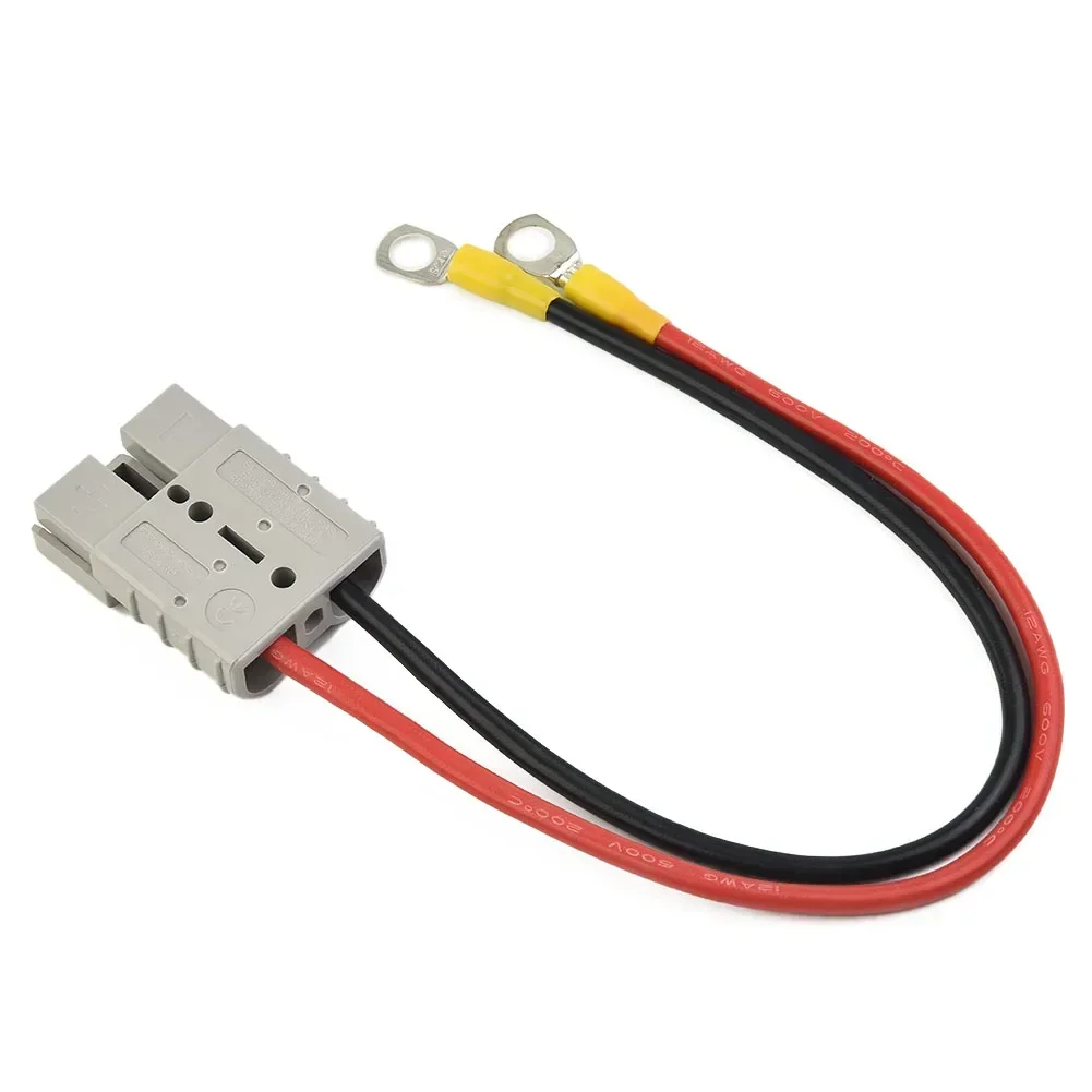 50A-1000V-Double-Pole-Connector-12AWG-For-Anderson-Plug-Extension-Cord ...