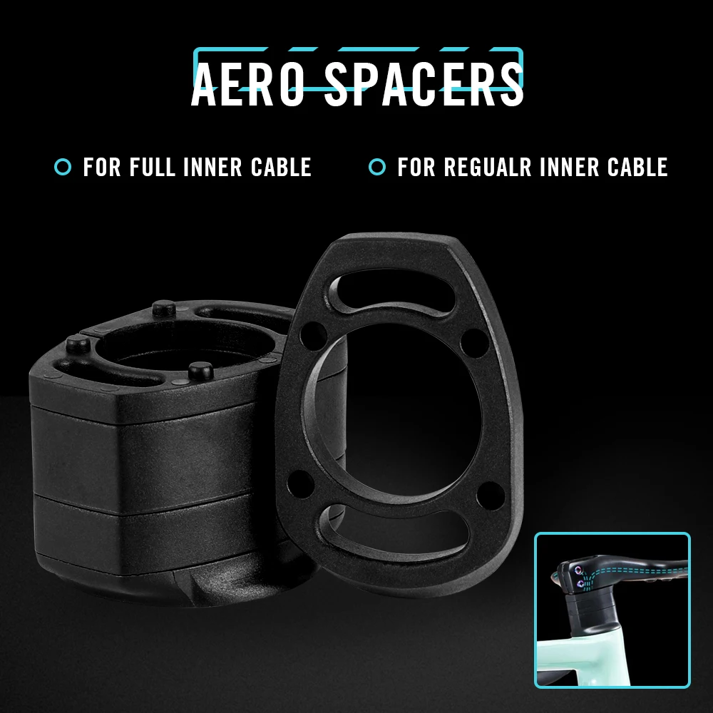 New RYET Intergrated Carbon Handlebar Split Spacers Kits Plastic ...